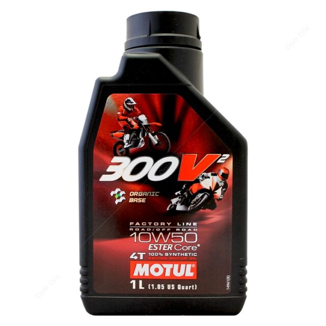 Motul 300V2 4T Factory Line 10W50 Oil 1L - Mototechniks